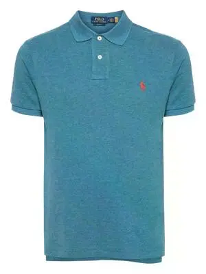 Polo Ralph Lauren Polo Pony-embroidered Polo Shirt - Blue