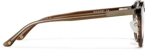 Zenni Round Full Rim Eyeglasses - Brown Horn