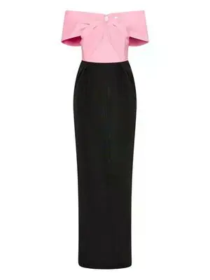 Rebecca Vallance Amaro Off-shoulder Maxi Dress - Pink