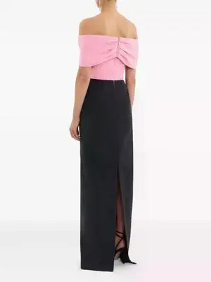 Rebecca Vallance Amaro Off-shoulder Maxi Dress - Pink