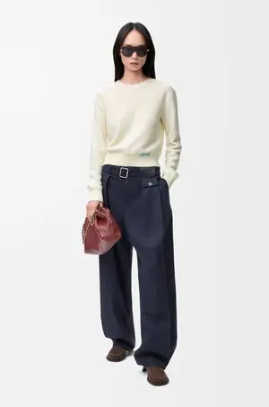 Loewe Wool Sweater - Ecru