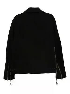 THE VIRIDI-ANNE Wool Zip-up Jacket