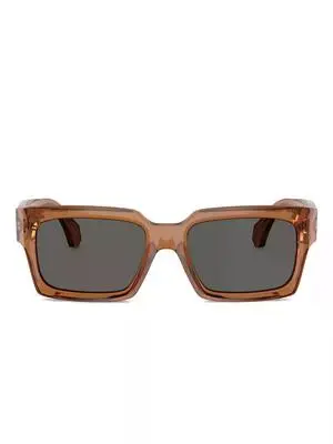 ALAIN MIKLI Square Frame Sunglasses - Brown