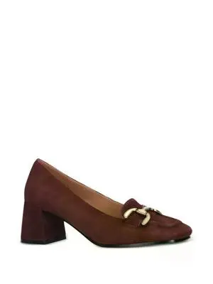 BIBI LOU Buckle Heeled Loafers