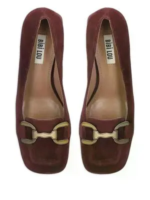 BIBI LOU Buckle Heeled Loafers