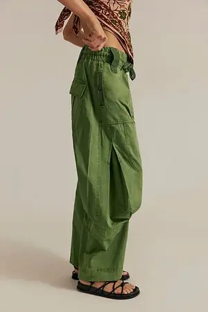 Women's Green Cargo Pants