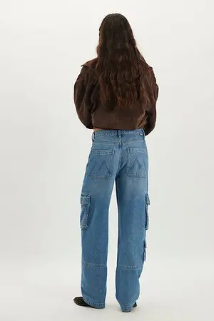 MOTHER The Side Dish Cargo Skimp Jeans