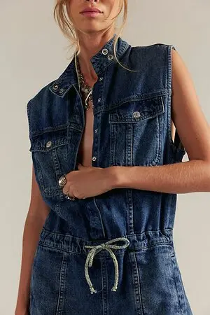 Free People Half Time Romper