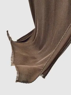 REISS Penny Wool Pleated Scarf - Taupe