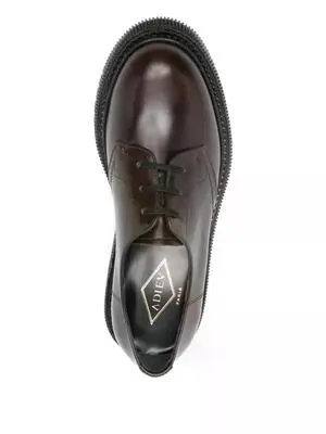 ADIEU PARIS Leather Derby Shoes - Brown