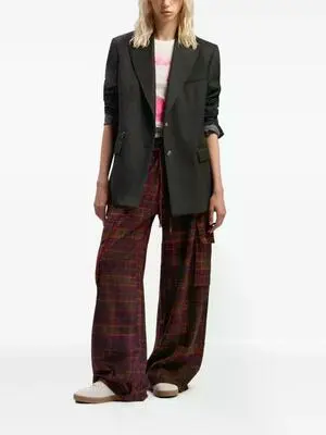 Palm Angels Checked Cargo Trousers