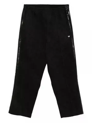 Adidas Stripe-detail Track Pants - Black