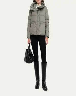 Canada Goose Hooded Down Puffer Jacket - Sagebrush