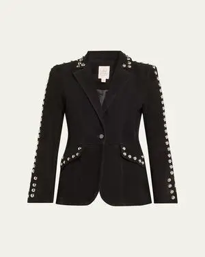 Cinq À Sept Milly Studded Blazer