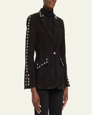 Cinq À Sept Milly Studded Blazer