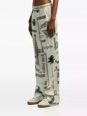 Palm Angels Dollar-print Pajama-style Pants