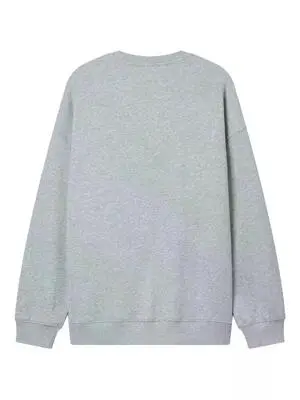 B+AB Embroidered Crewneck Sweatshirt - Grey