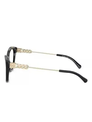 Michael Kors Makena Beach Chain-embellished Cat-eye Glasses