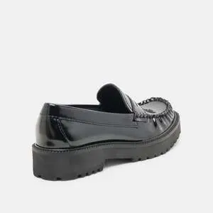 DOLCEVITA Merek Lug Sole Loafers - Midnight Boxleather