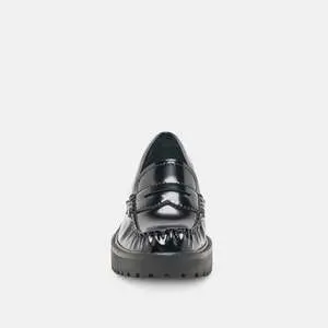 DOLCEVITA Merek Lug Sole Loafers - Midnight Boxleather