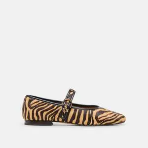 DOLCEVITA Roslyn Ballet Flats - Tiger Calf Hair