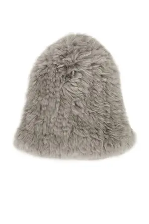 YVES SALOMON Rex Rabbit Beanie