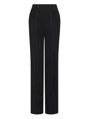 Giorgio Armani Button-appliqué Trousers