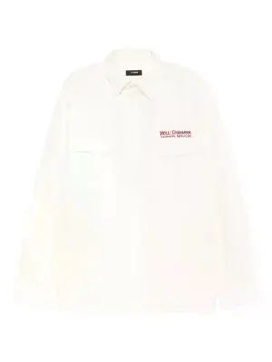 WILLY CHAVARRIA Logo-print Shirt - White