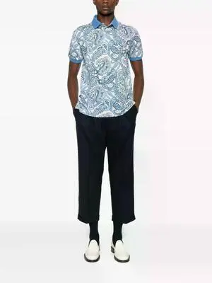 Etro Paisley-pattern Polo Shirt