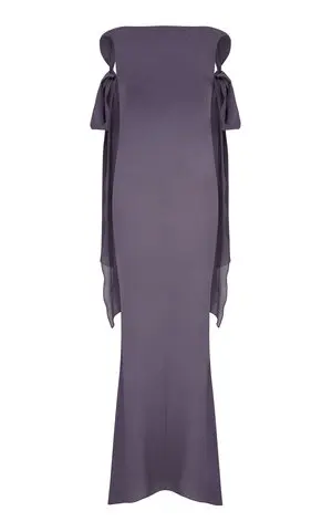 CONNER IVES La Isla Sash Strap Silk Gown