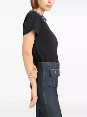 Cinq À Sept Danielle Embellished T-shirt