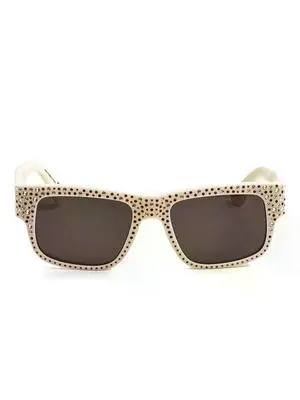 MARNI Rectangle Swarovski Embellished Sunglasses