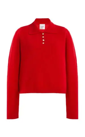 Women's Red Polo Sweaters