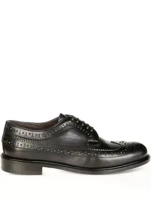 MORGILLO Leather Derby Shoes