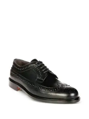MORGILLO Leather Derby Shoes