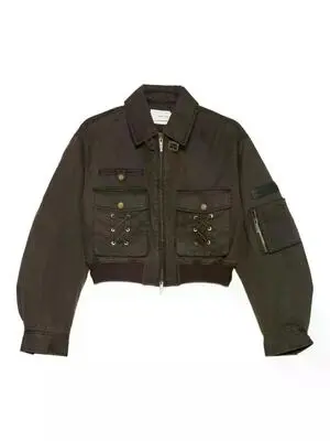 FENG CHEN WANG Lace-up Pocket Jacket