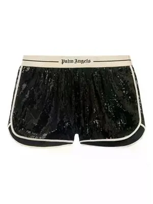 Palm Angels Elasticated Shorts For Women