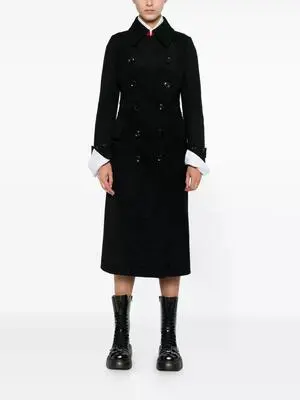 SHIRO SAKAI Panelled Double-breasted Coat
