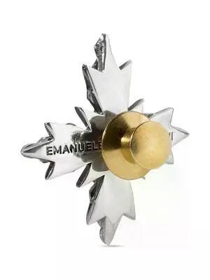 Emanuele Bicocchi Stella Ventis Star-motif Brooch - Silver