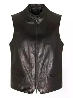 Giorgio Armani Leather Gilet