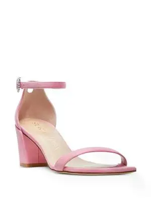 STUART WEITZMAN Simple Heart Crystal Sandals