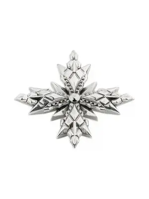 Emanuele Bicocchi Stella Ventis Star-motif Brooch - Silver