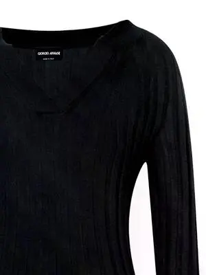 Giorgio Armani Ribbed Cashmere Sweater