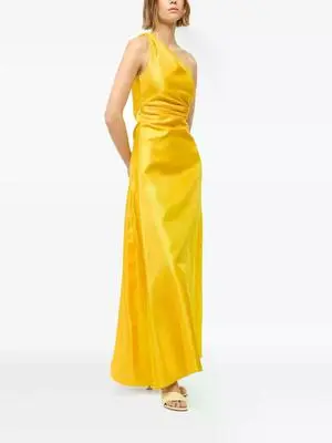 Staud One-shoulder Midi Dress