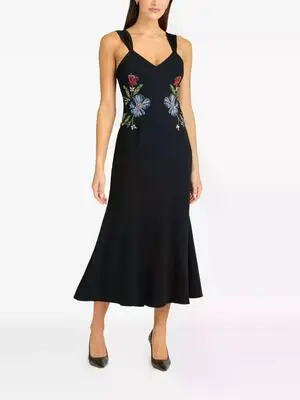 Cinq À Sept Andre Floral-mixed Midi Dress