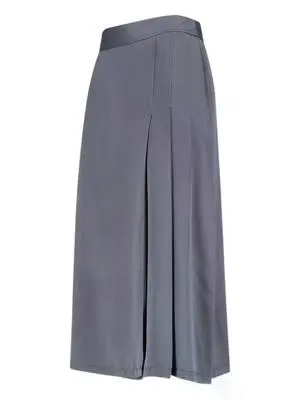 Aspesi Pleated Long Skirt - Grey