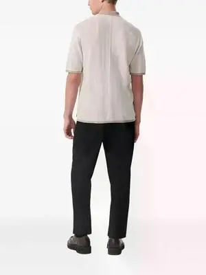 Rag & Bone Harvey Polo Shirt - Neutrals