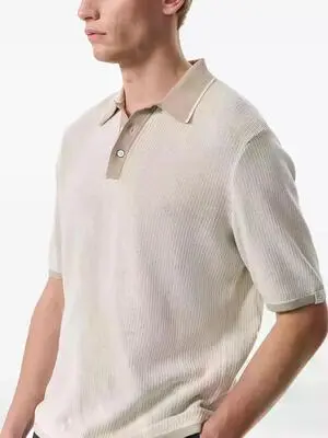 Rag & Bone Harvey Polo Shirt - Neutrals