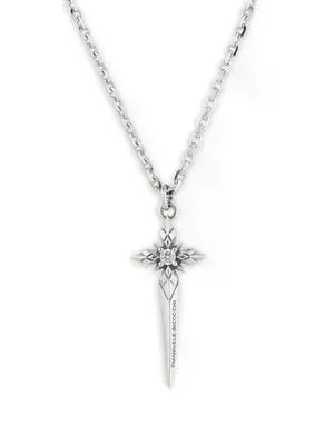 Emanuele Bicocchi Stella Ventis Dagger Necklace - Silver