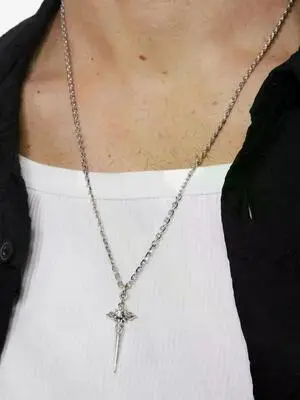 Emanuele Bicocchi Stella Ventis Dagger Necklace - Silver